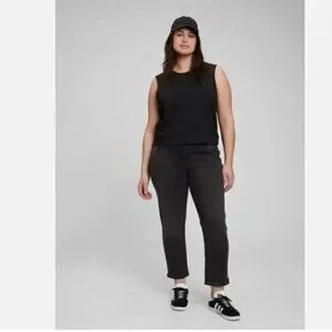 GAP | Jeans | Gap 9s Midrise Black Wash Girlfriend Size 231 Tall Y2k ...